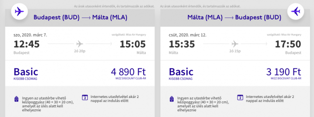 Szuperolcsó tavaszi út Máltára: retúr repjegy + 5 éj szállás 22.200 Ft ...