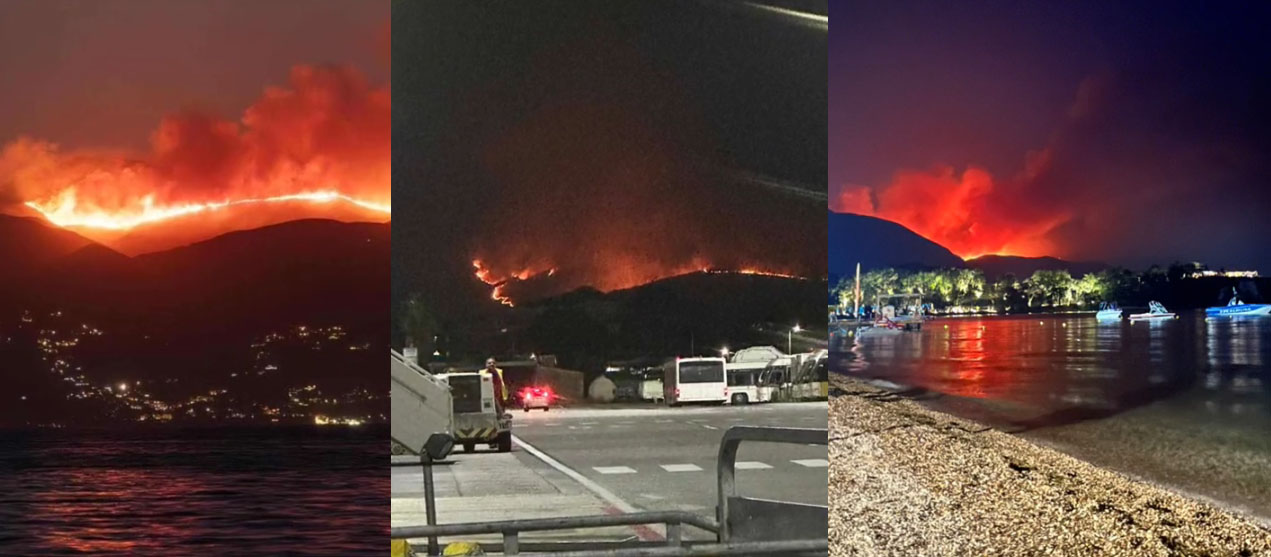 Rodosz mellett Korfun is tombol az erdőtűz, megkezdték az evakuálást