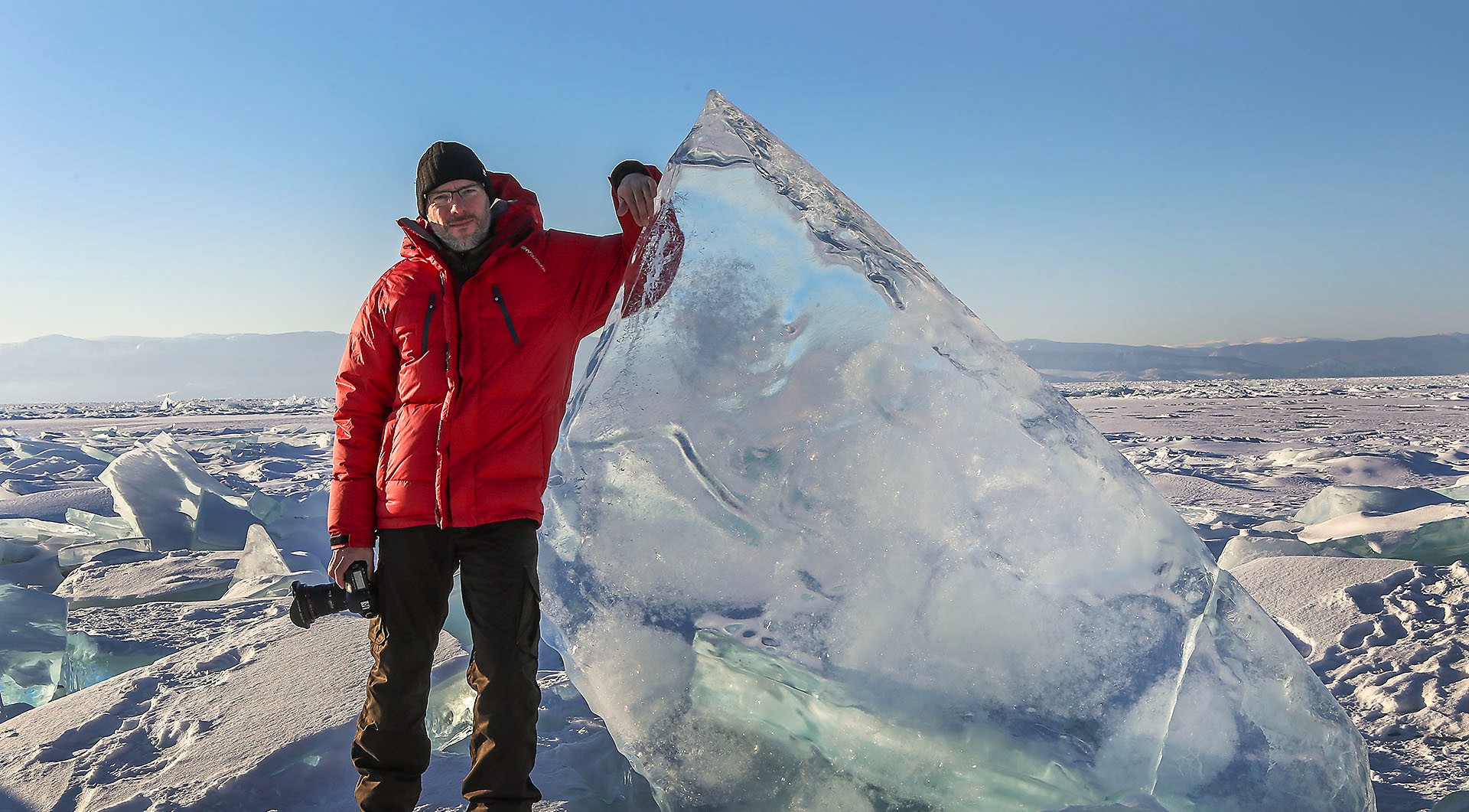 Így fotózott -20 fokban a szibériai Bajkál-tavon Rácz Péter természetfotós