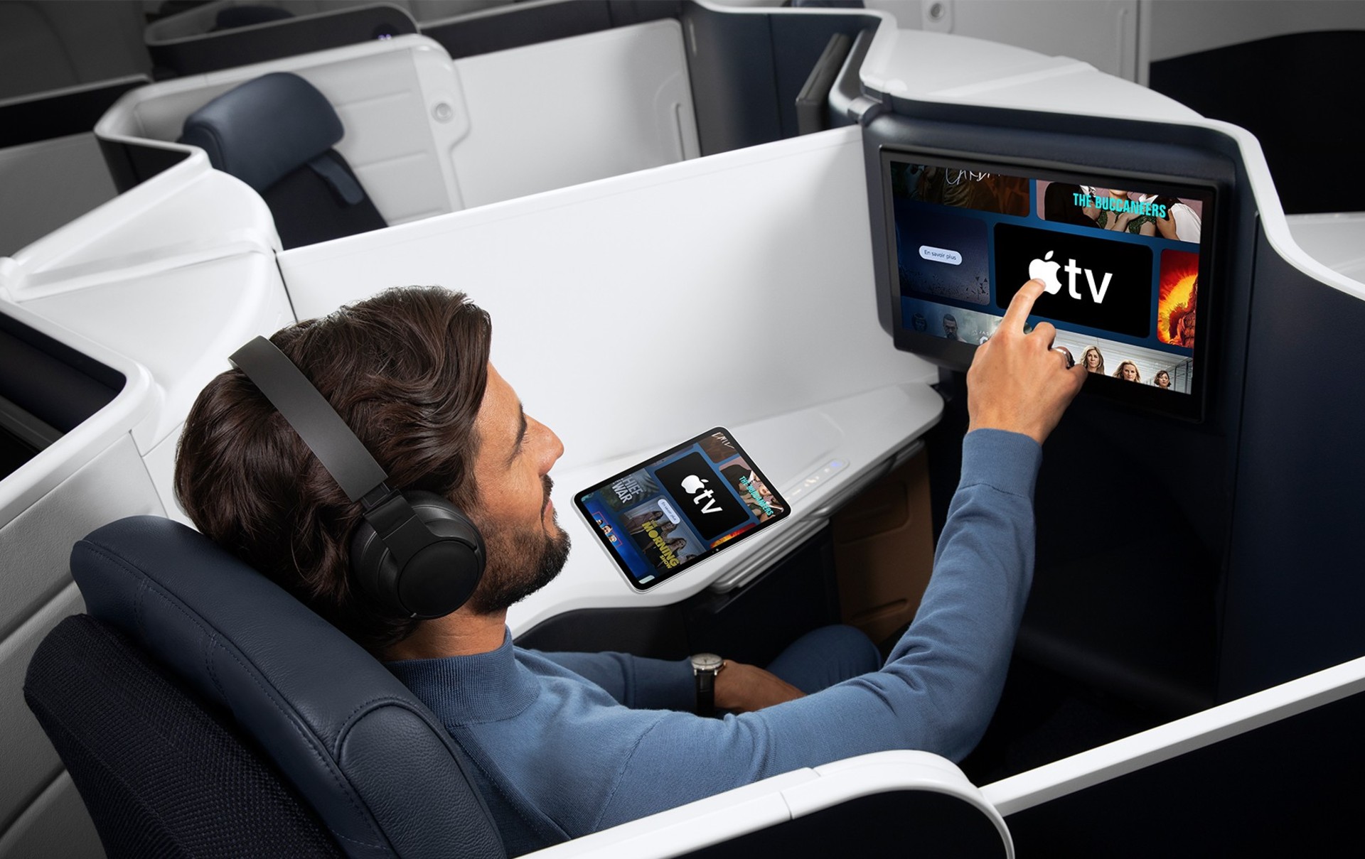Az Apple TV tartalmai is elérhetővé válnak az Air France járatok fedélzetén